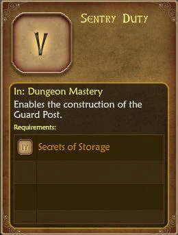 Sentry Duty | Dungeon Overlord Wiki | Fandom