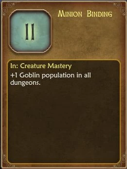 Minion Binding | Dungeon Overlord Wiki | Fandom