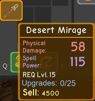 Desert Mirage | DungeonQuestRoblox Wiki | Fandom