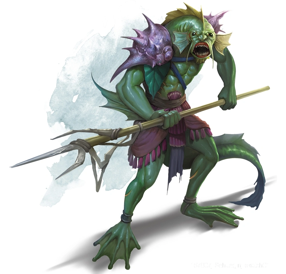 Sahuagin Priestess | Dungeons & Dragons: Realms of the Forgotten Wiki ...