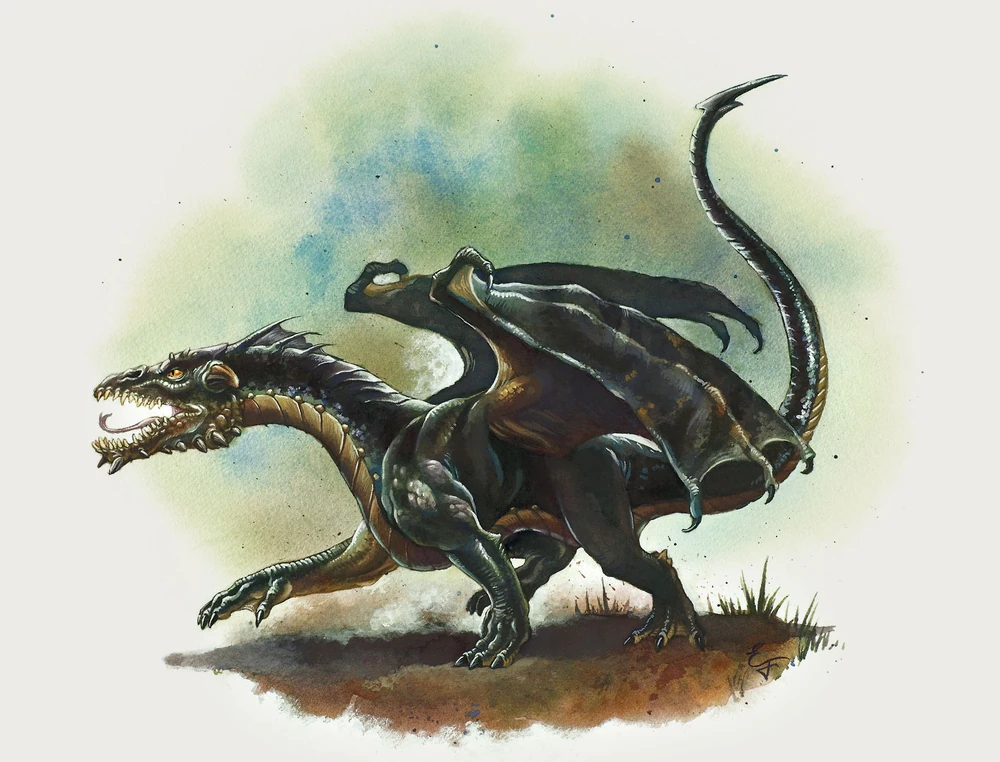Black Dragon Wyrmling | Dungeons & Dragons: Realms of the Forgotten ...