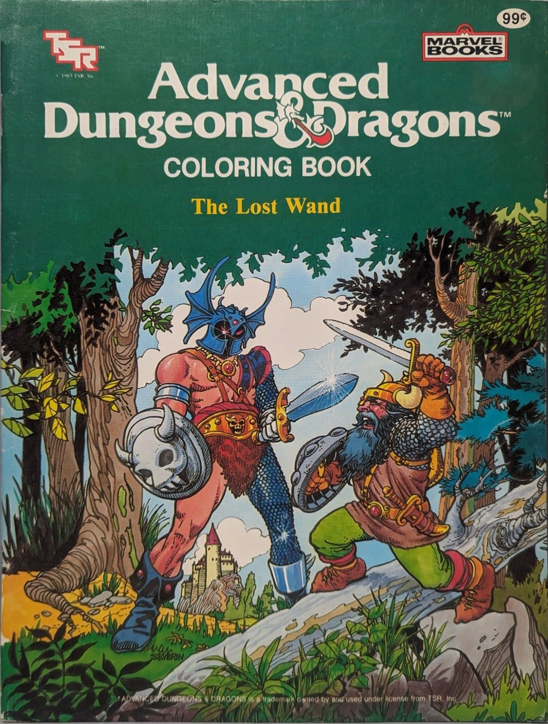 dungeons and dragons logo coloring pages