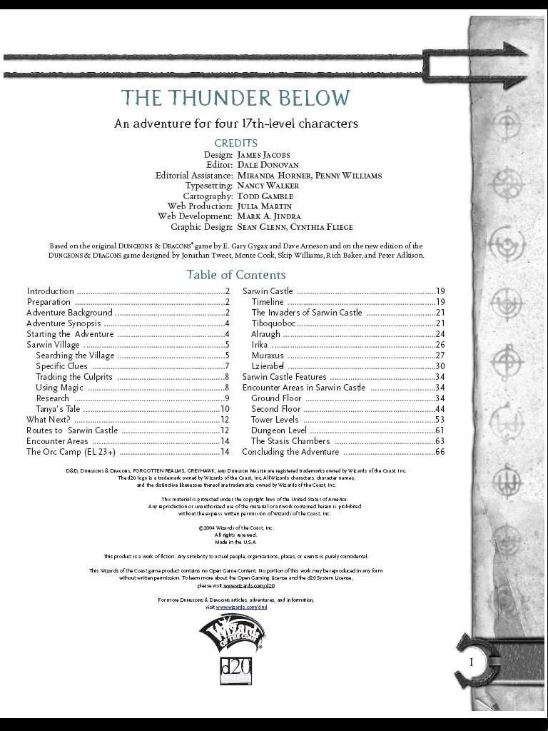The Thunder Below | Dungeons & Dragons Lore Wiki | Fandom