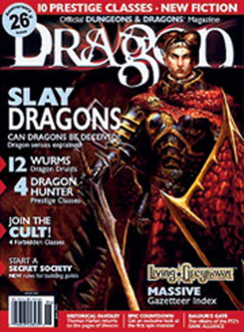 Dragon Magazine #296 | Dungeons & Dragons Lore Wiki | Fandom