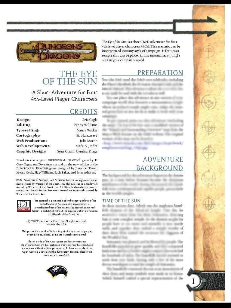 The Eye of the Sun | Dungeons & Dragons Lore Wiki | Fandom