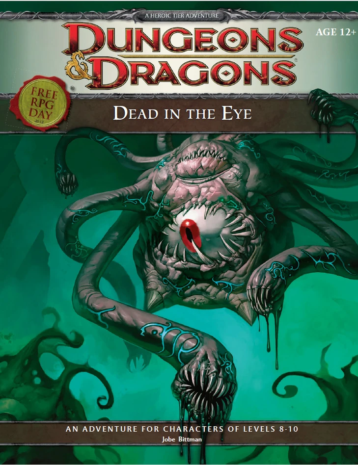 Dead in the Eye | Dungeons & Dragons Lore Wiki | Fandom