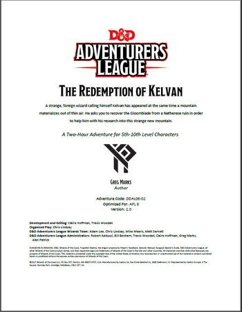 The Redemption of Kelvan | Dungeons & Dragons Lore Wiki | Fandom