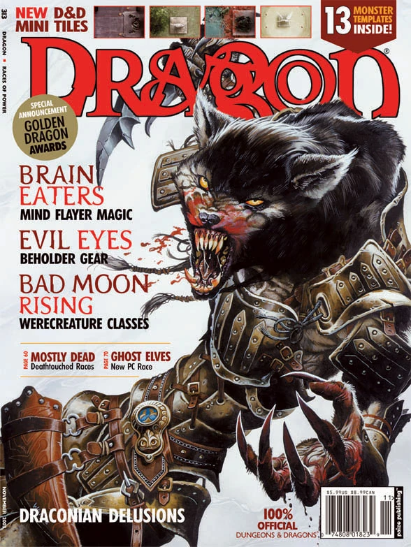 Dragon Magazine #313 | Dungeons & Dragons Lore Wiki | Fandom