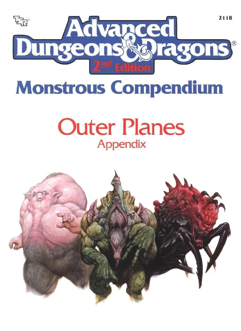 Monstrous Compendium: Outer Planes Appendix | Dungeons & Dragons Lore ...