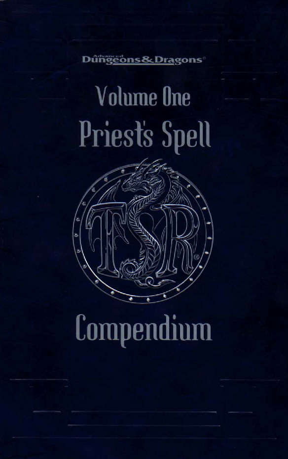 Priest's Spell Compendium Volume One | Dungeons & Dragons Lore Wiki ...