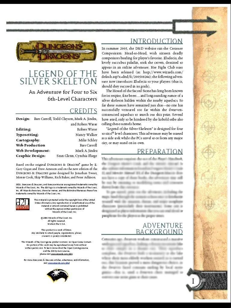 Legend of the Silver Skeleton | Dungeons & Dragons Lore Wiki | Fandom