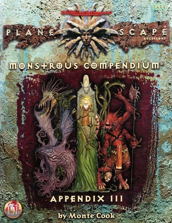 Monstrous Compendium: Planescape Appendix III | Dungeons & Dragons Lore ...
