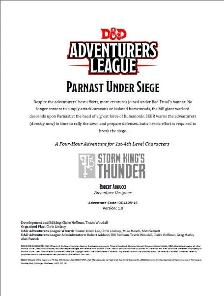 Parnast Under Siege | Dungeons & Dragons Lore Wiki | Fandom