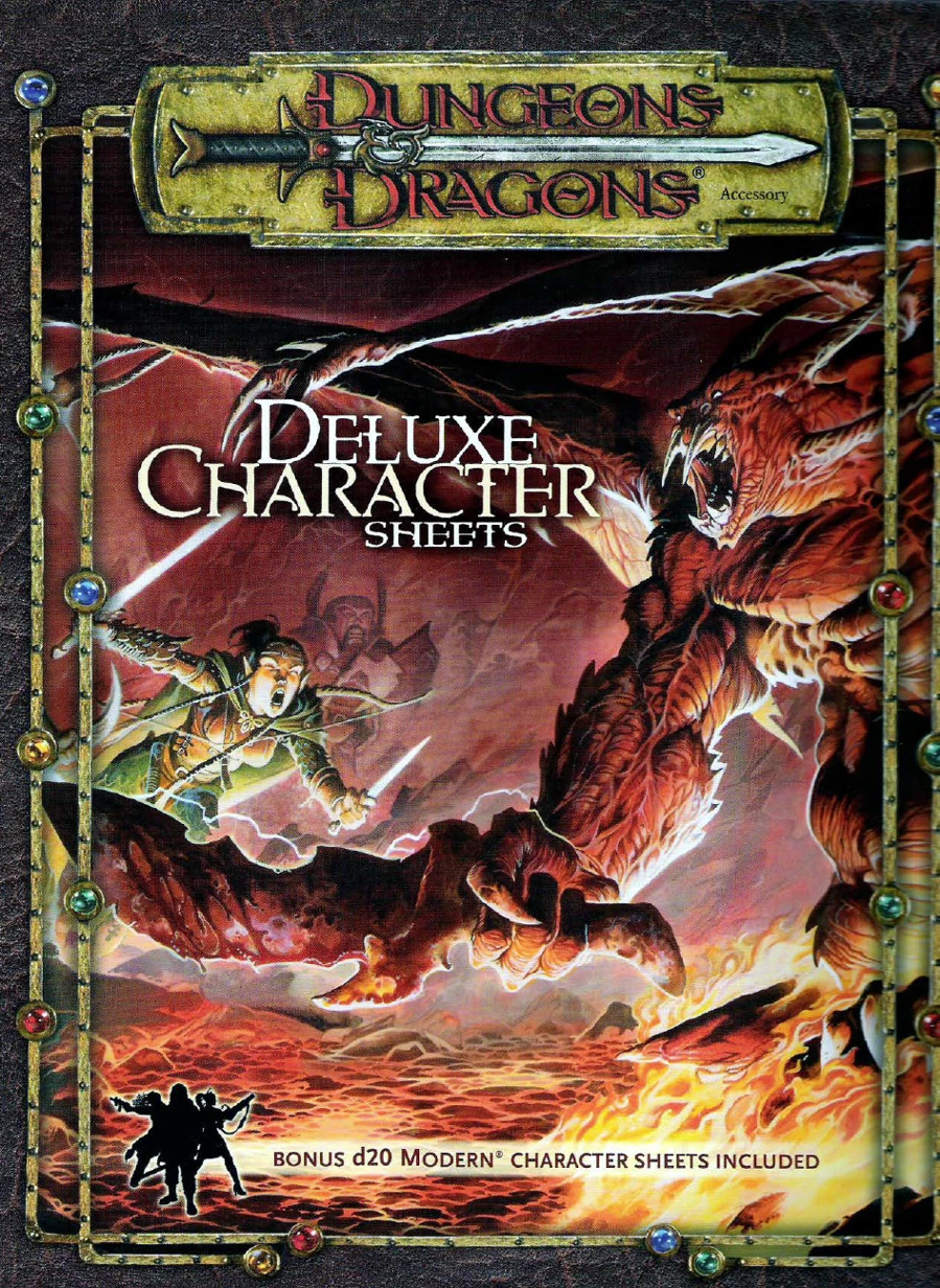 Deluxe Character Sheets | Dungeons & Dragons Lore Wiki | Fandom