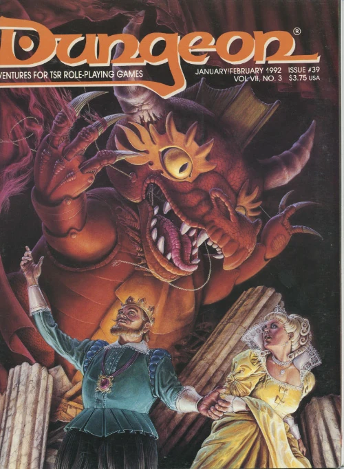 Dungeon Magazine #39 | Dungeons & Dragons Lore Wiki | Fandom