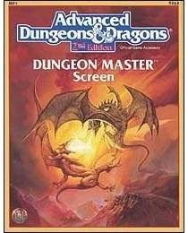 2nd Edition AD&D Dungeon Master's Screen | Dungeons & Dragons Lore Wiki | Fandom
