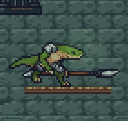 Lizard-Man with Spear | Dungreed Wiki | Fandom