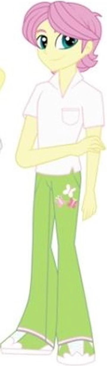 Butterscotch And Fluttershy Human