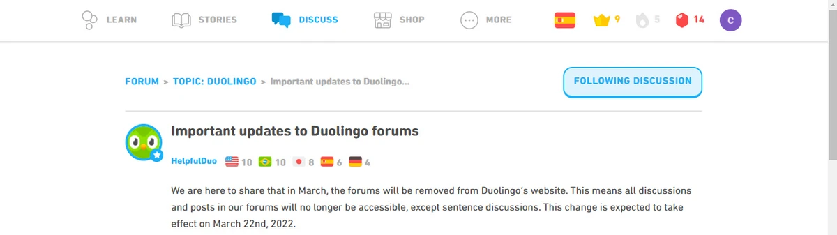 Forum Announcement + FAQ | Duolingo Wiki | Fandom