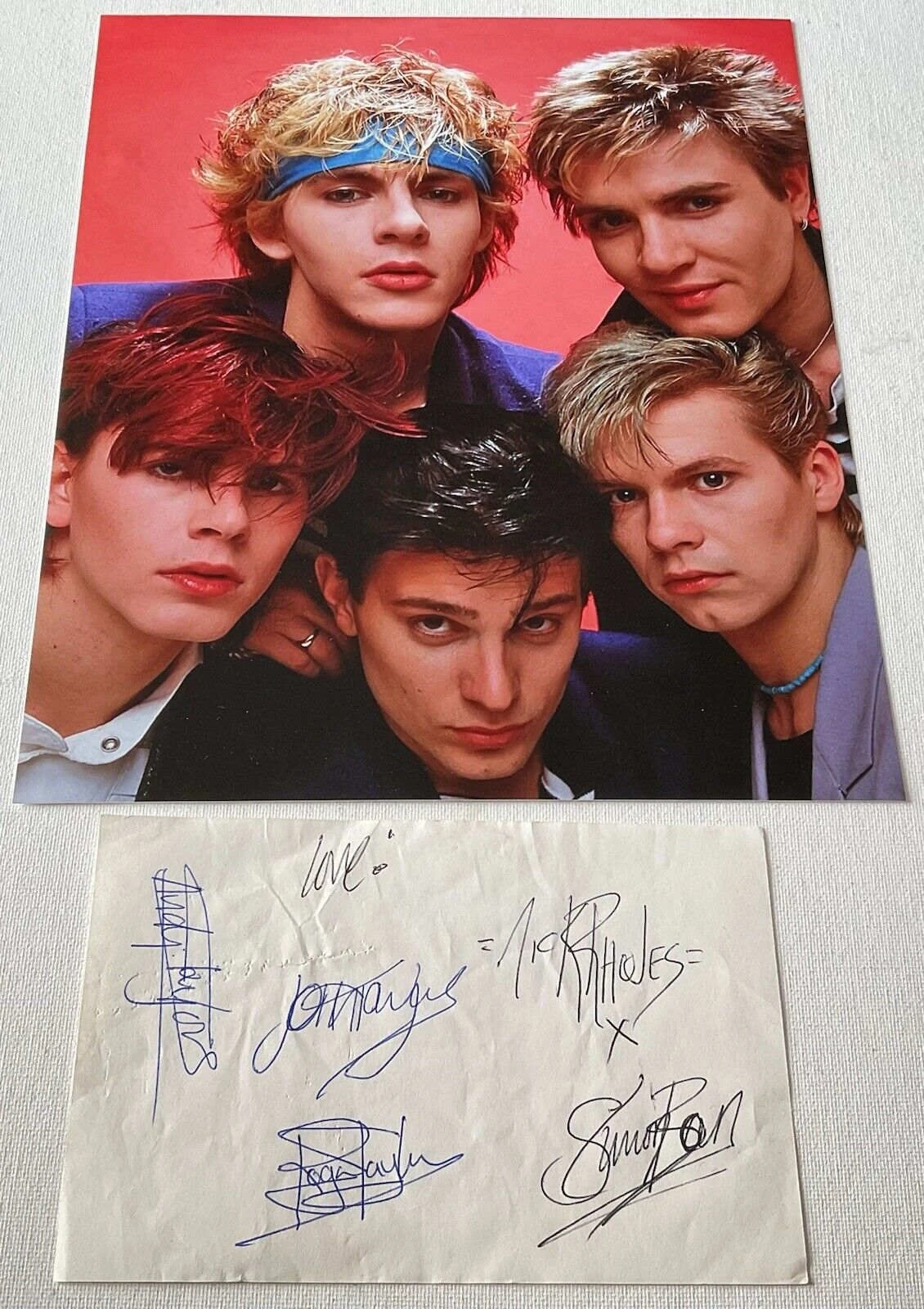 Autographs | Duran Duran Wiki | Fandom