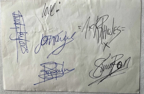 Autographs | Duran Duran Wiki | Fandom