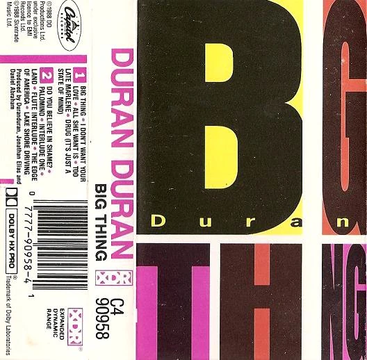 Big Thing - Canada: C4 90958 | Duran Duran Wiki | Fandom