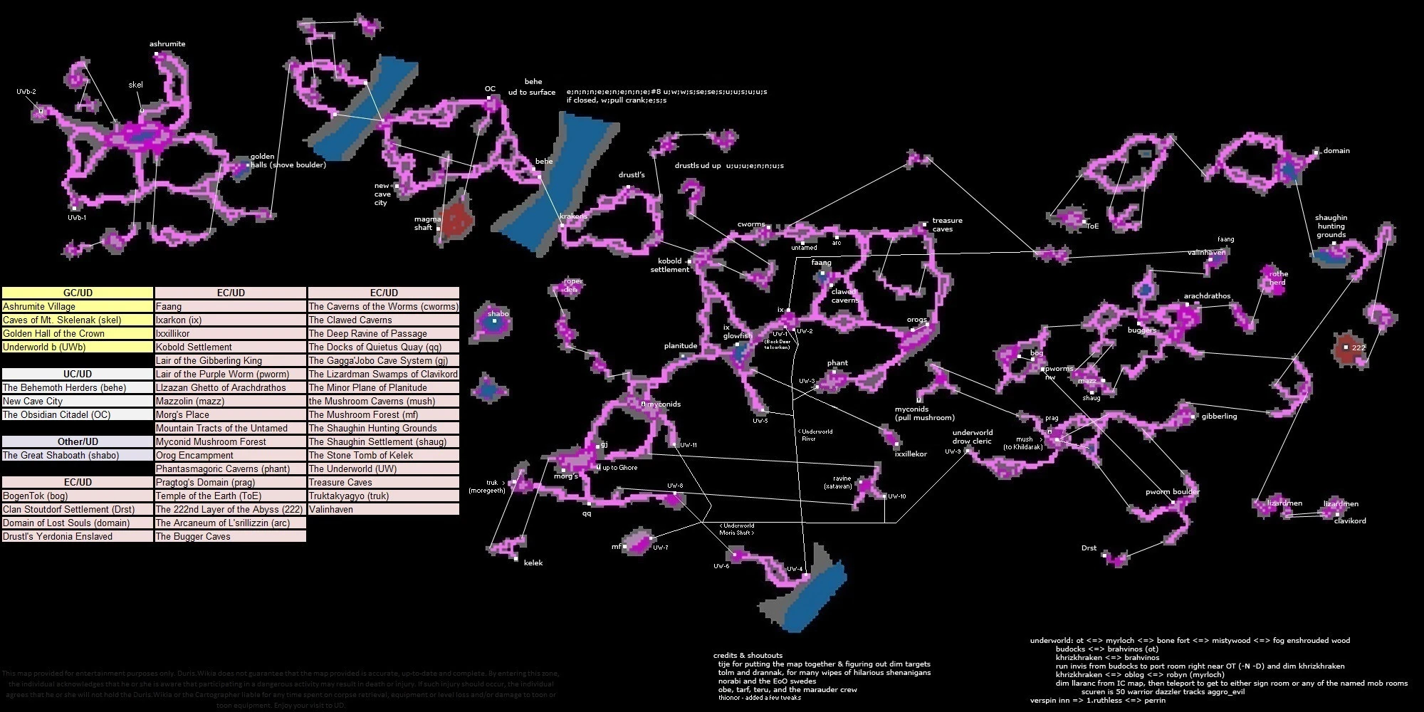 Duris Underdark ImageMap | Duris Wiki | Fandom