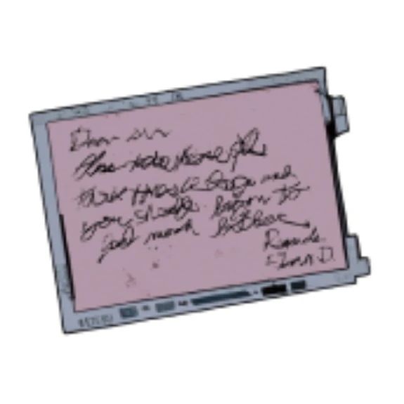 Handwritten Note | Dustland Runner Wiki | Fandom