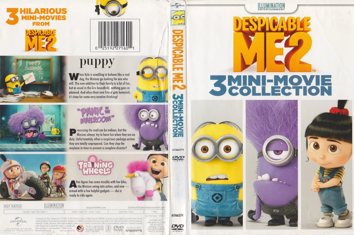 Despicable Me 2: 3 Mini-Movie Collection | DVD/BD/UHD Database Wiki ...
