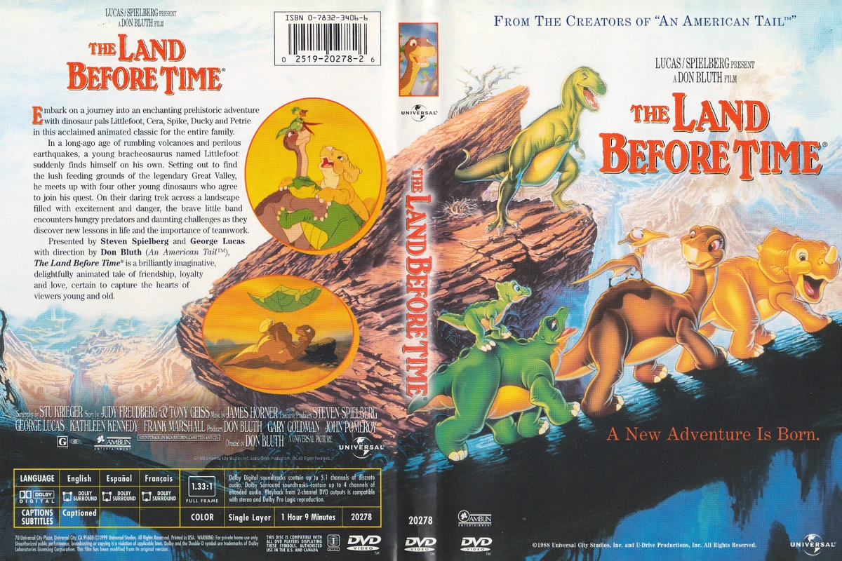 The Land Before Time | DVD/BD/UHD Database Wiki | Fandom