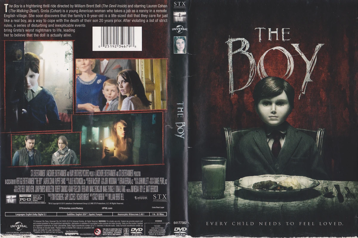 The Boy | DVD/BD/UHD Database Wiki | Fandom