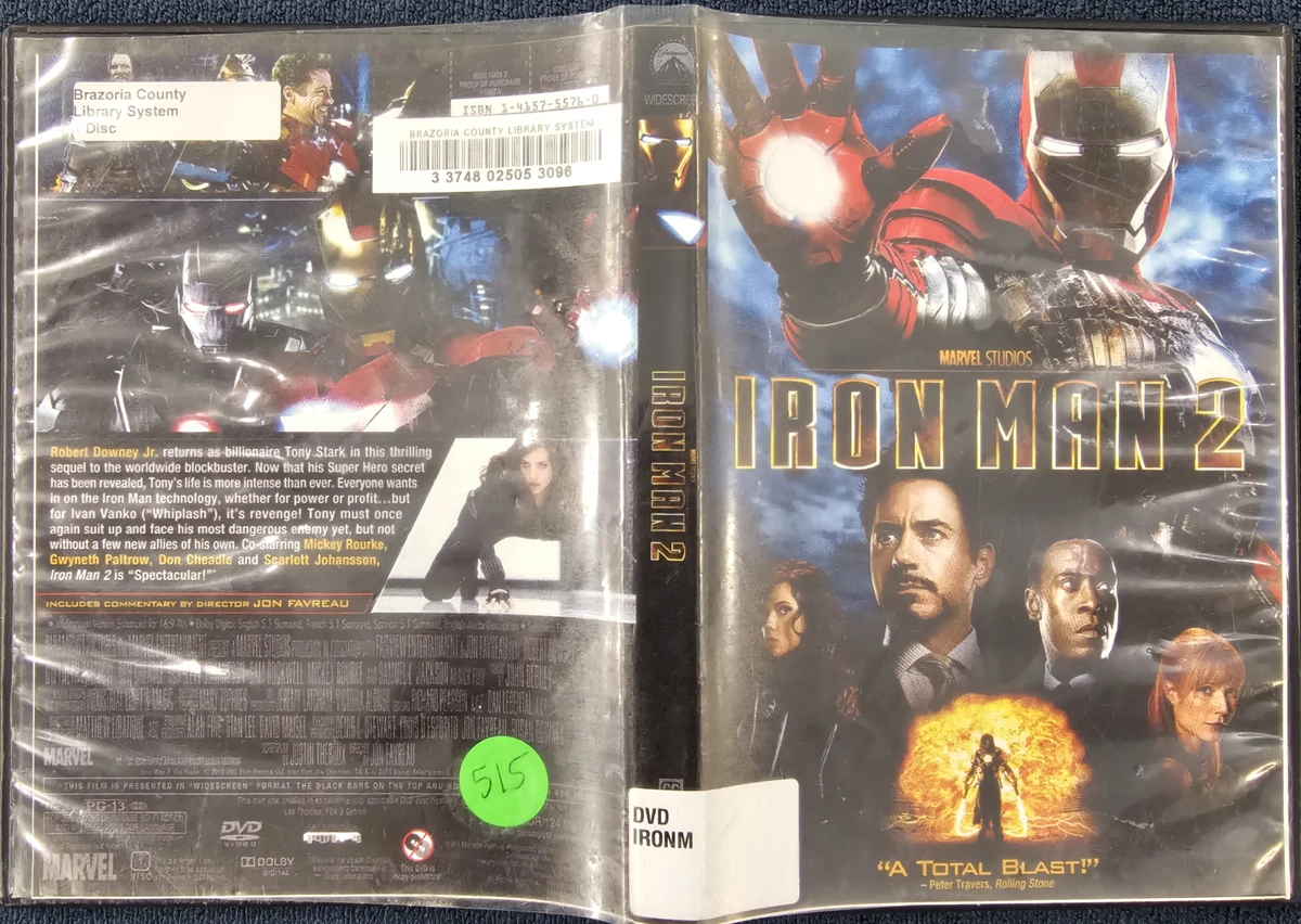 Iron Man 2 Dvd Cover Art