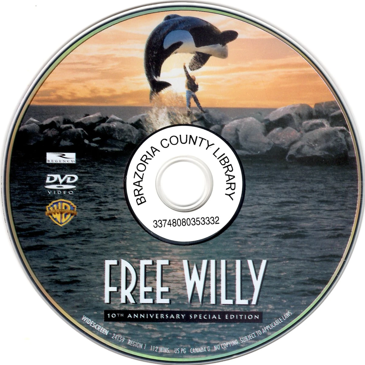 Free Willy: 10th Anniversary Special Edition | DVD Database | Fandom