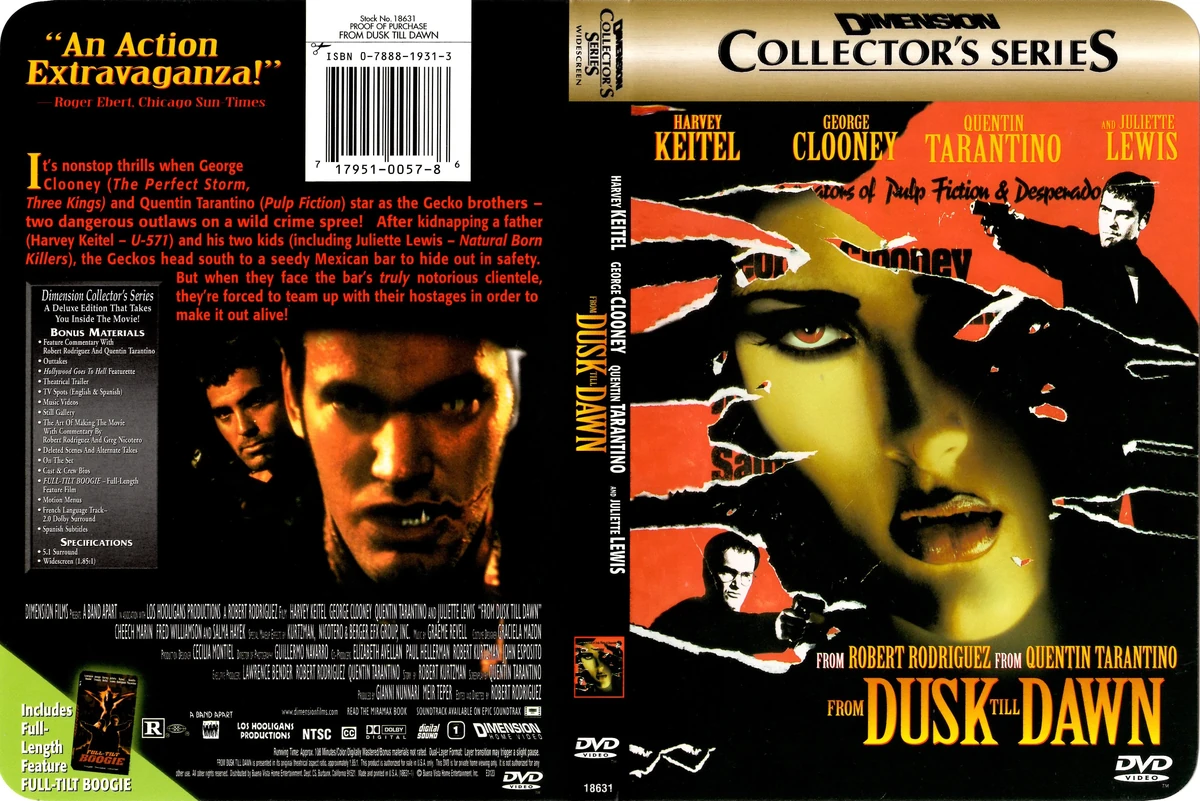 From Dusk Till Dawn (Dimension Collector's Series) | DVD Database | Fandom
