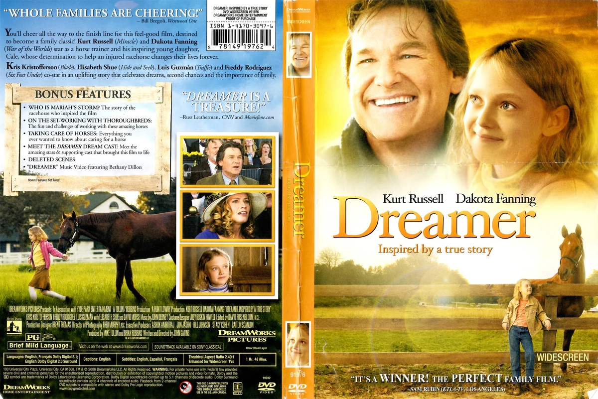 Dreamer: Inspired by a True Story | DVD Database | Fandom