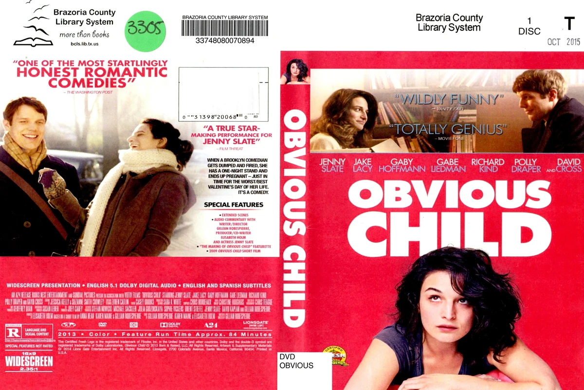 Obvious Child | DVD Database | Fandom