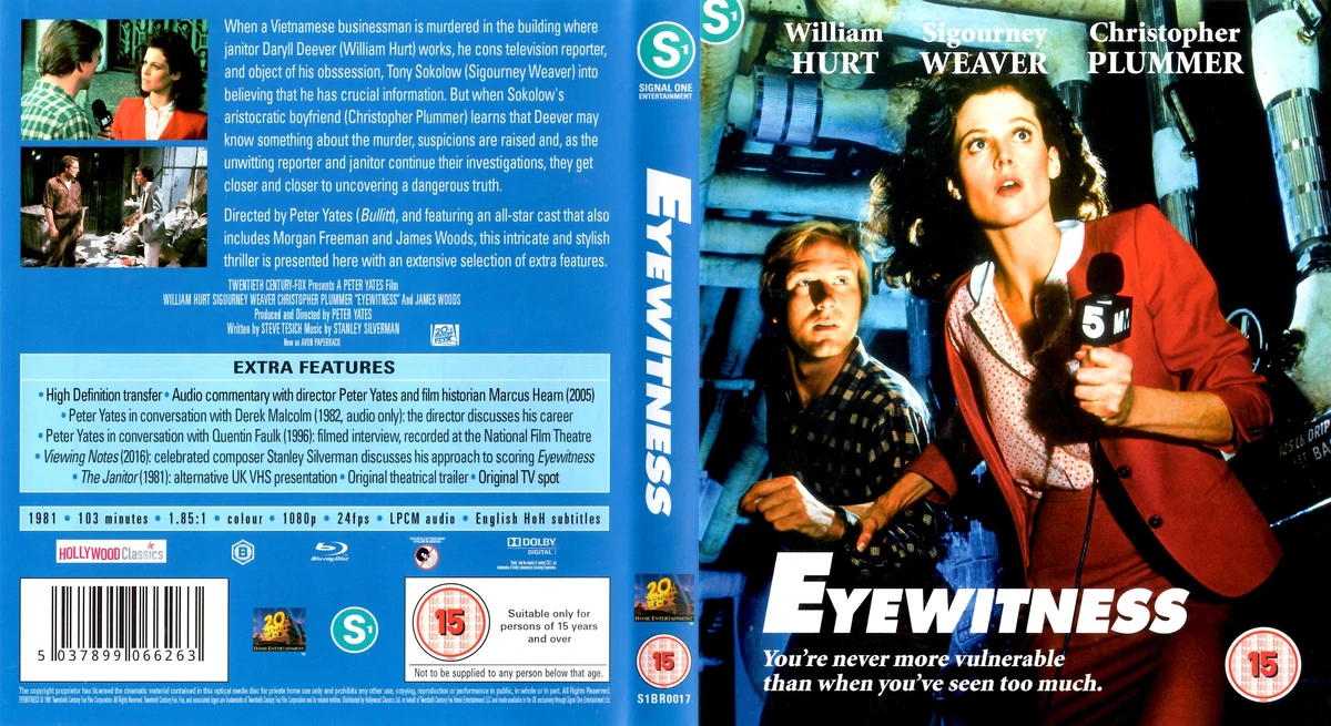 Eyewitness (1981) (Signal One) | DVD Database | Fandom