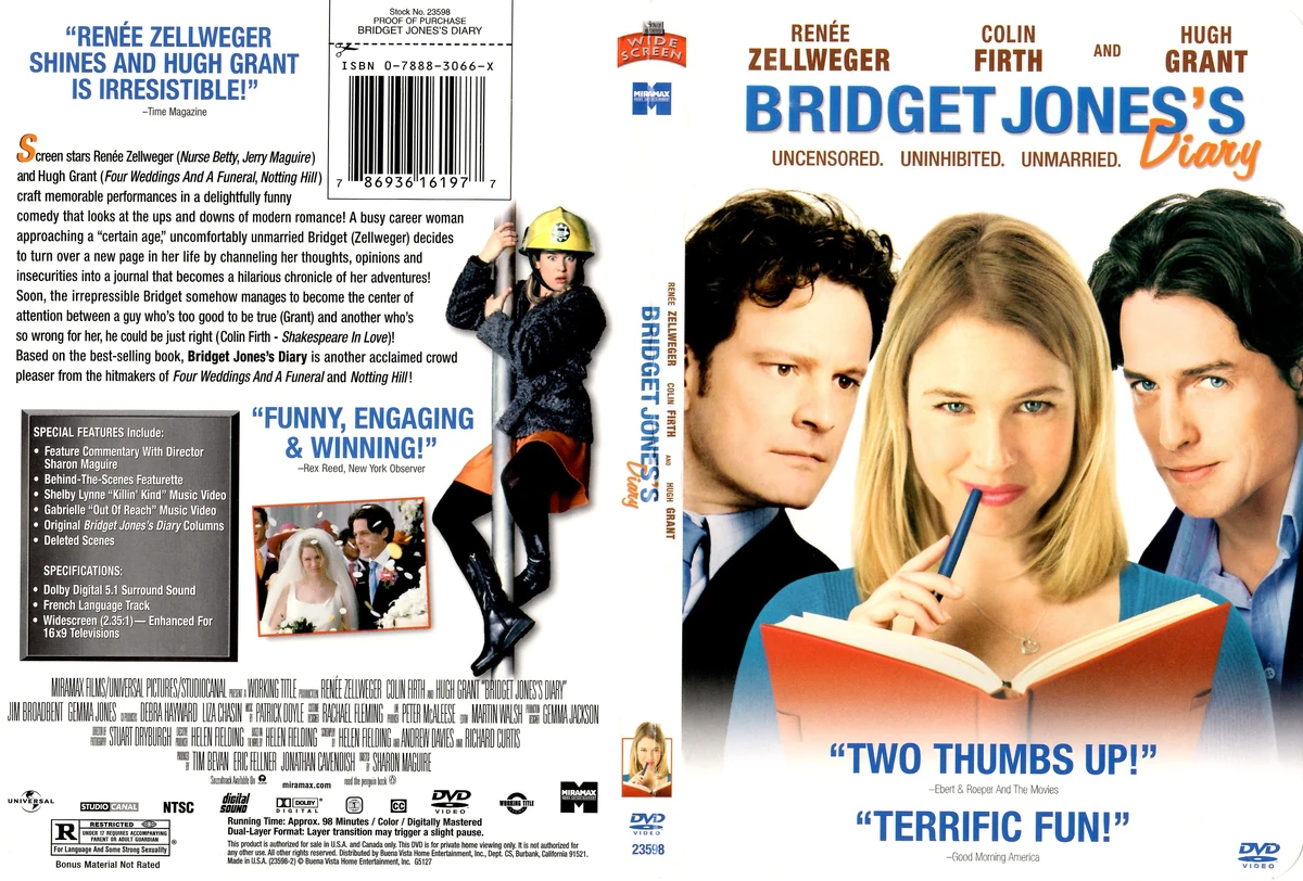 Bridget Jones's Diary | DVD Database | Fandom