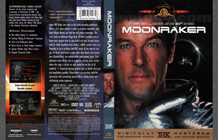 Moonraker | DVD Database | Fandom