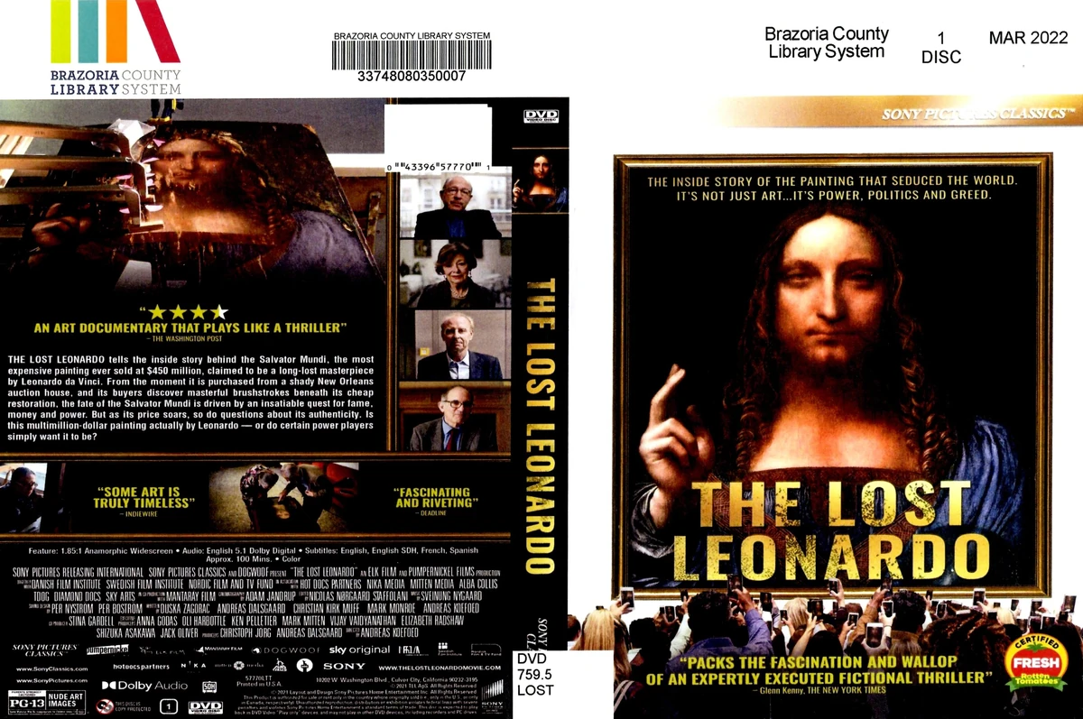 The Lost Leonardo | DVD Database | Fandom