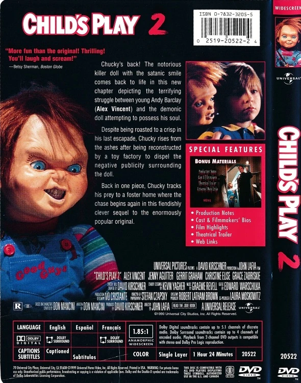 Child's Play 2 | DVD Database | Fandom