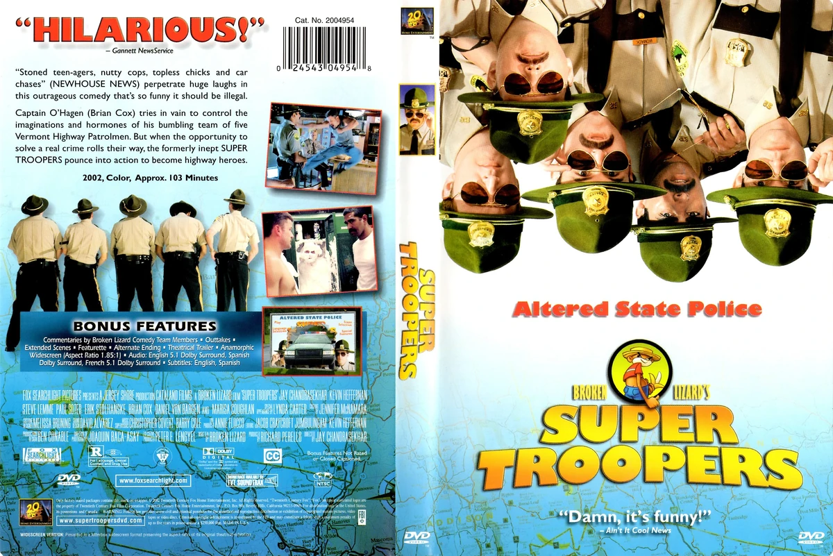 Super Troopers | DVD Database | Fandom