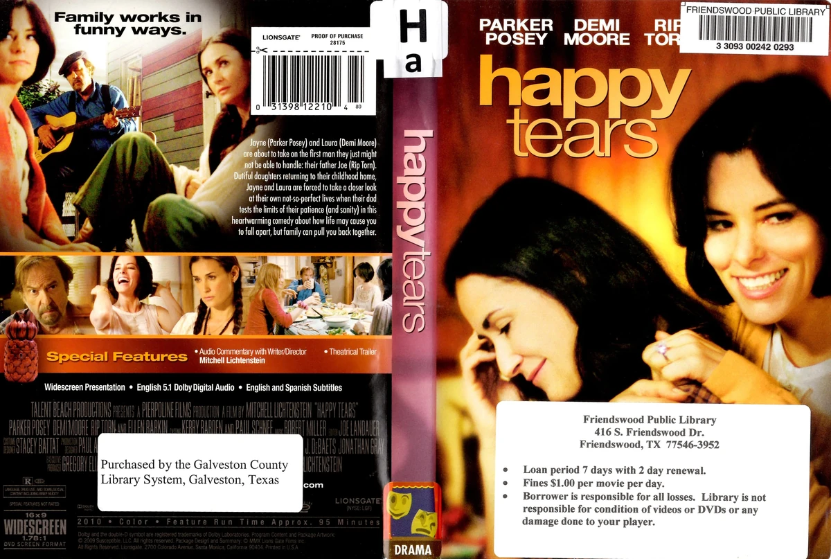 Happy Tears | DVD Database | Fandom