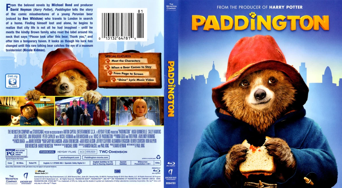 Paddington | DVD Database | Fandom