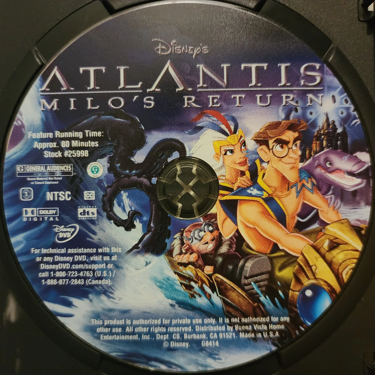 Atlantis: Milo's Return | DVD Database | Fandom