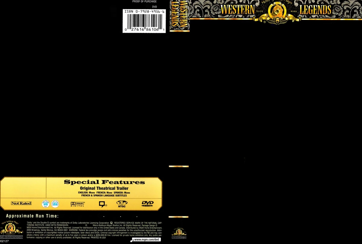 MGM Western Legends | DVD Database | Fandom