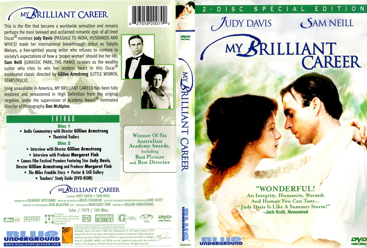 My Brilliant Career | DVD Database | Fandom