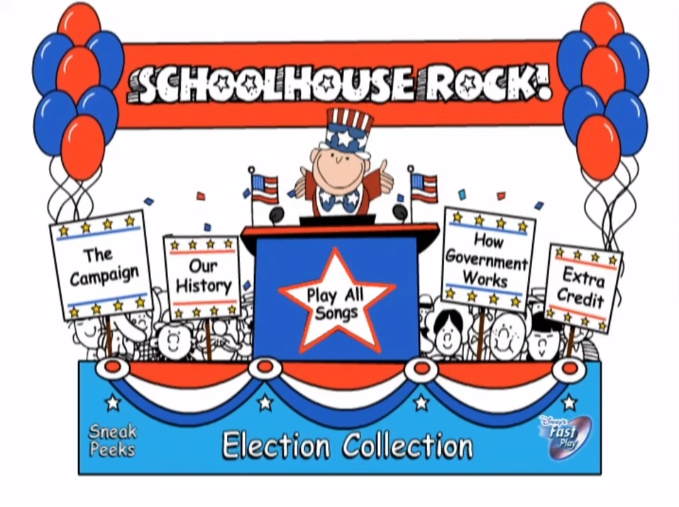 Schoolhouse Rock!: Election Collection | DVD Database | Fandom