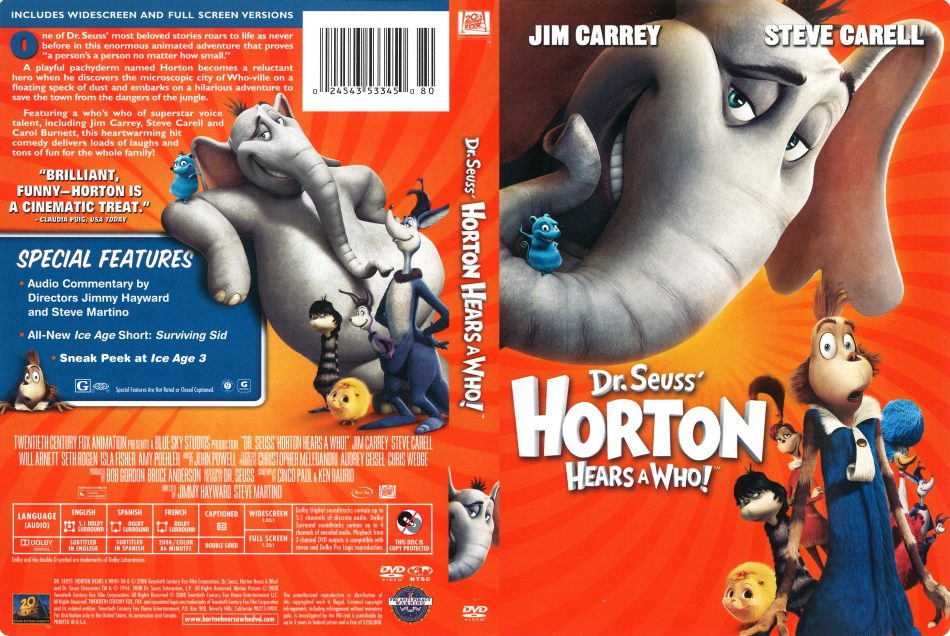 Dr Seuss Horton Hears A Who Dvd Database Fandom