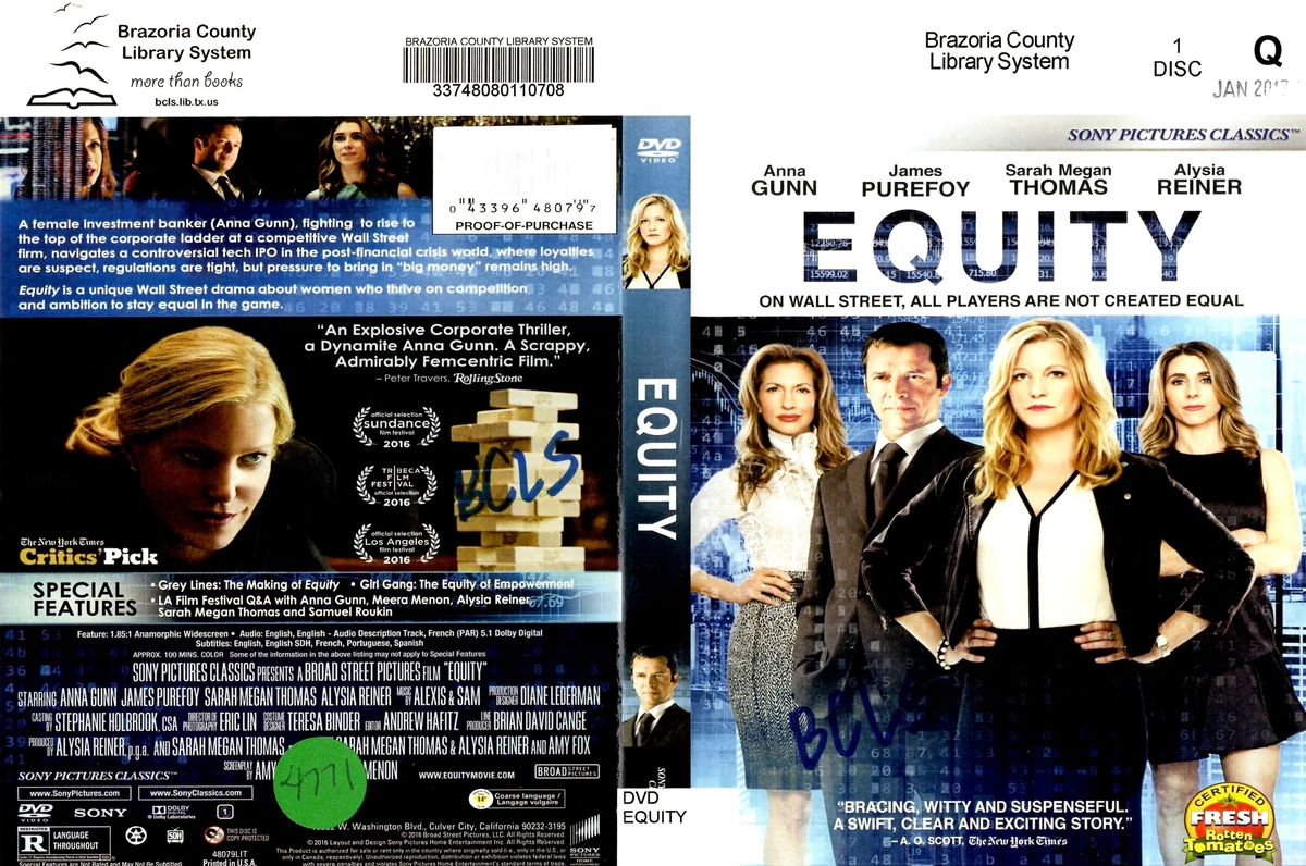 Equity | DVD Database | Fandom